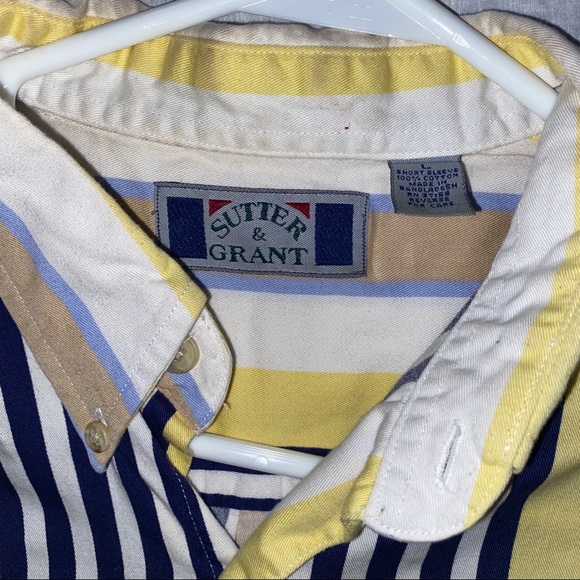 sutter and grant | Shirts | Vintage Sutter Grant Short Sleeve Button Up | Poshmark
